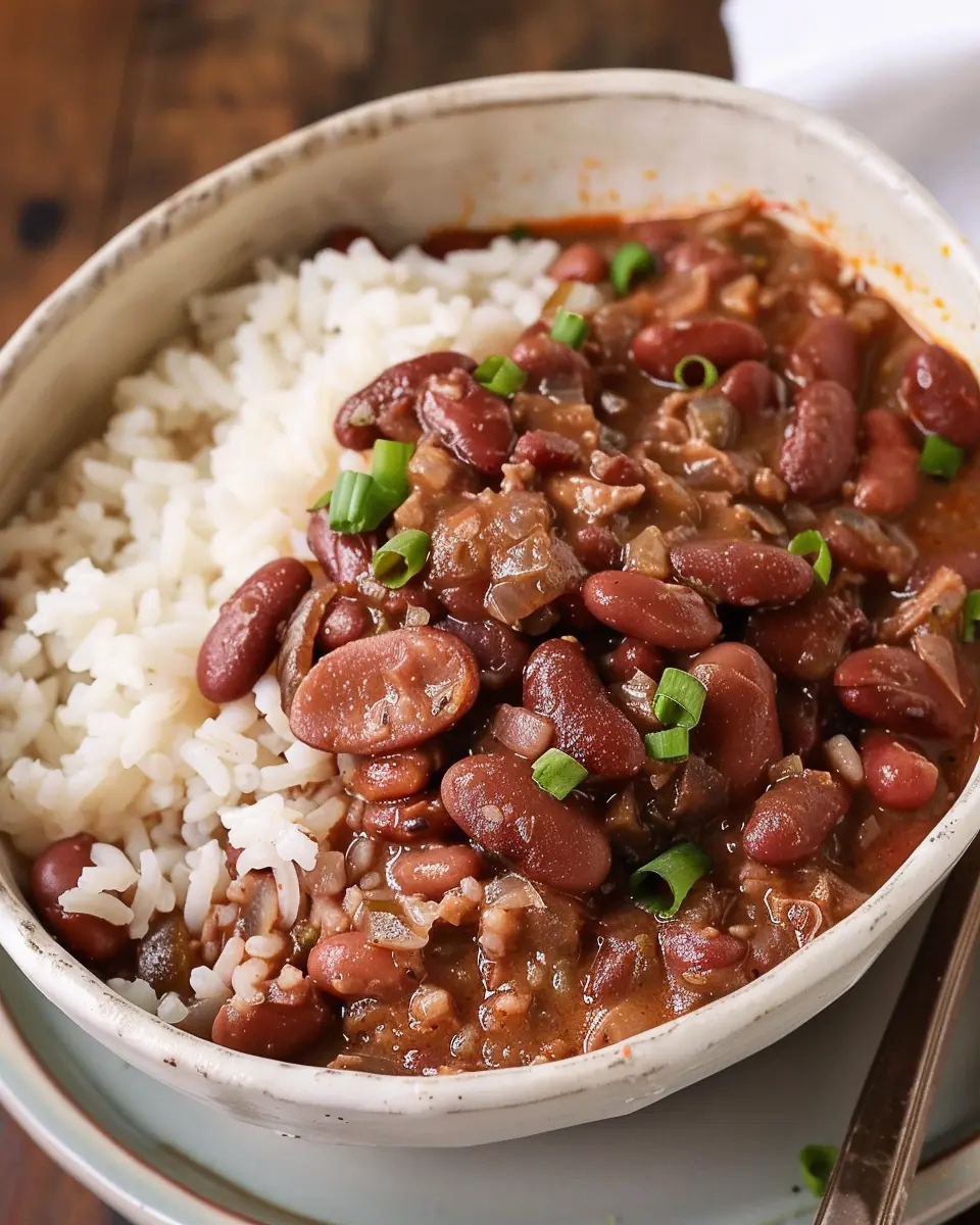 Slow Cooker Red Beans and Rice Recipe
