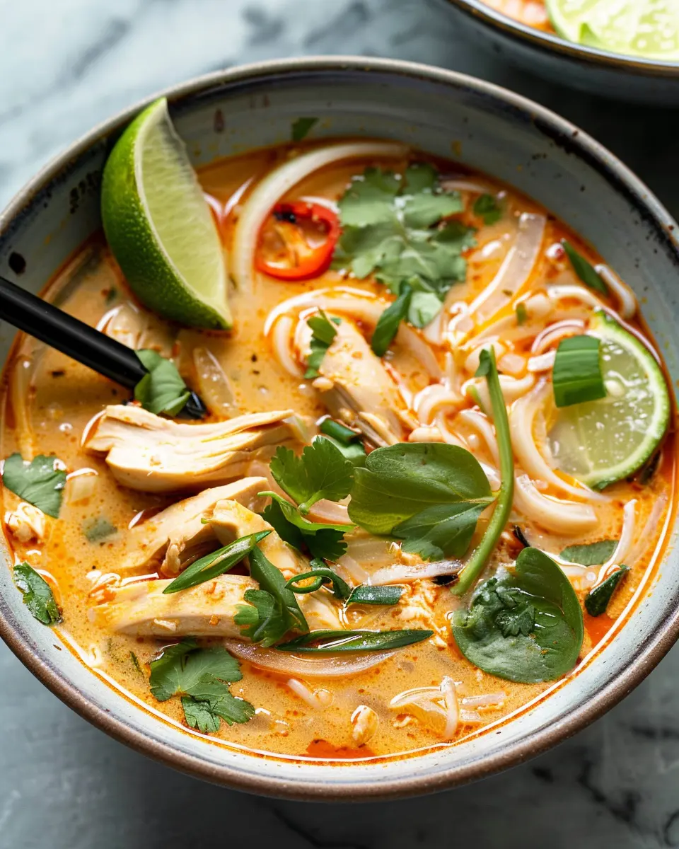 easy thai chicken curry soup